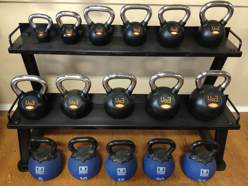 2 Tier Kettlebell Rack | SportsEquipmentCanada